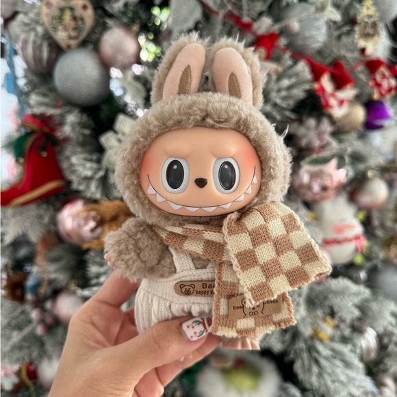Toys | Labubu Clothes Winter Outfit Cream | Poshmark